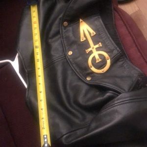 Prince | Jackets & Coats | Black Leather Vest Jacket Made For Prince ...
